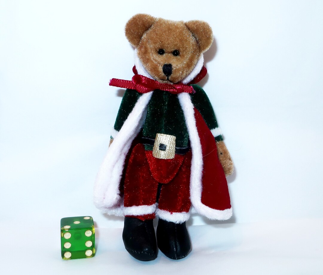 SANTA TEDDY BEAR 4 Inch Plush Ornament by Springford Corp. Father ...
