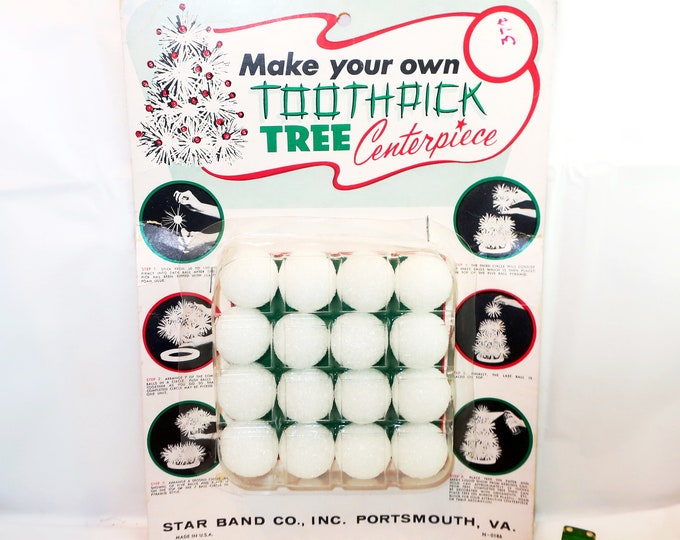 TOOTHPICK TREE CENTERPIECE Kit Star Band Co. Make Your Own Toothpick ...