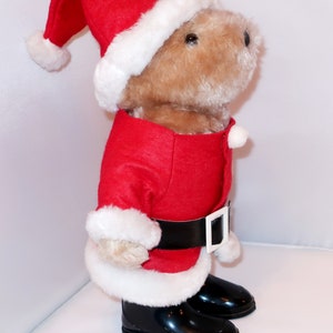 1983 SANTA PADDINGTON BEAR by Eden Stuffed Furry Plush Red - Etsy
