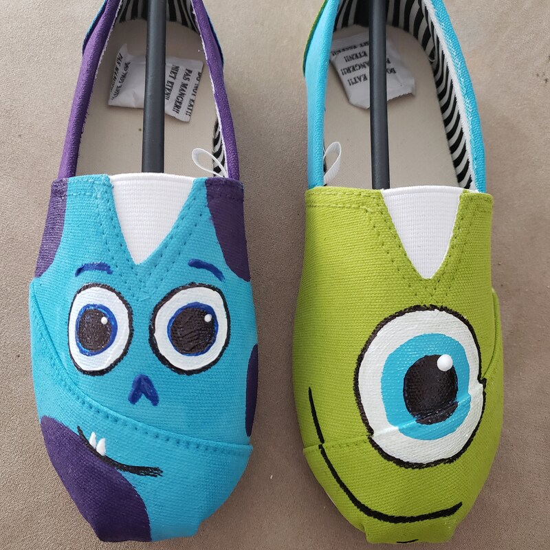 Monster Inc Shoes - Etsy