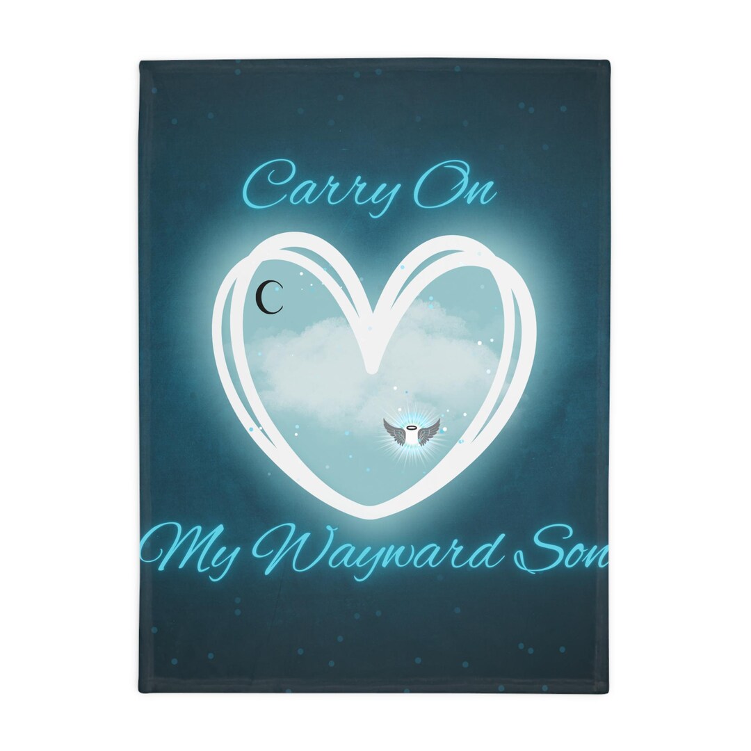 Supernatural (castiel) Inspired Plush Fleece Blanket: Carry on My ...