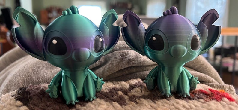 3D Printed Stitch (3.5" Tall) - Etsy