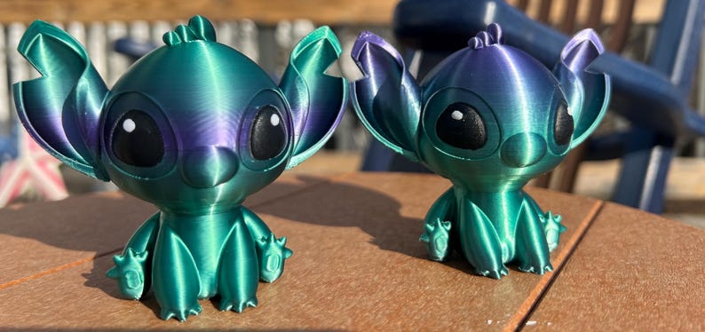 3D Printed Stitch (3.5" Tall) - Etsy