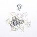 Set of 4 Large Teardrop Paperclips Gold Shaped Paperclips - Etsy
