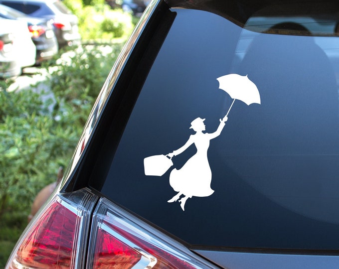 Mary Poppins Inspired Vinyl Car Decal - Nanny - Practically Perfect ...