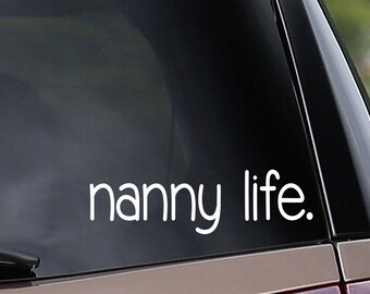 Mary Poppins Inspired Vinyl Car Decal Nanny Practically | Etsy