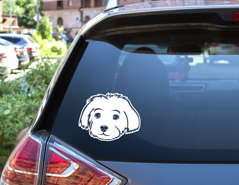 Custom Dog Decal Hand Drawn Personalized Decal Vinyl Decal - Etsy