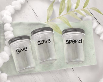 Give Save Spend - Etsy