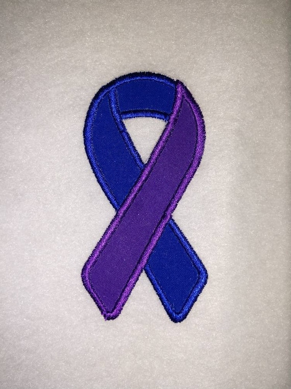 Pediatric Stroke Awareness Ribbon Iron on Embroidery Applique | Etsy