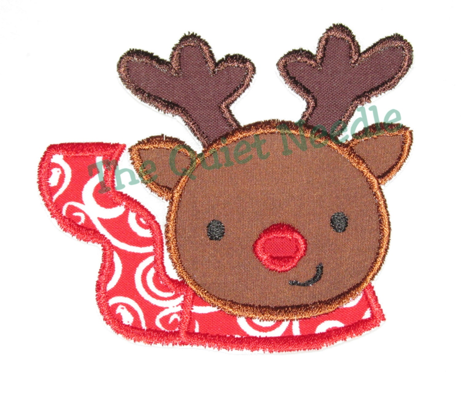 Christmas Rudolph the Red Nosed Reindeer Iron on or Sew on | Etsy