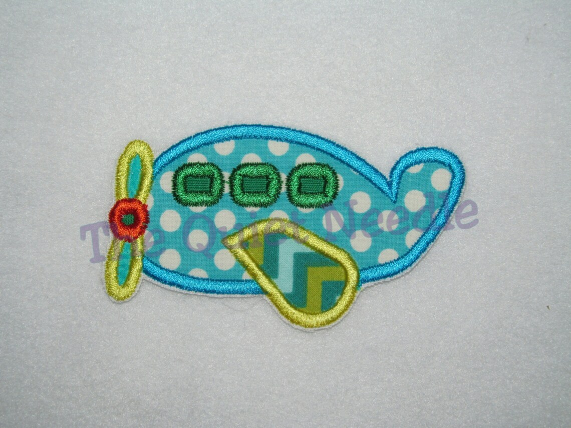 Airplane Iron on or Sew on Embroidered Fabric Applique Patch | Etsy