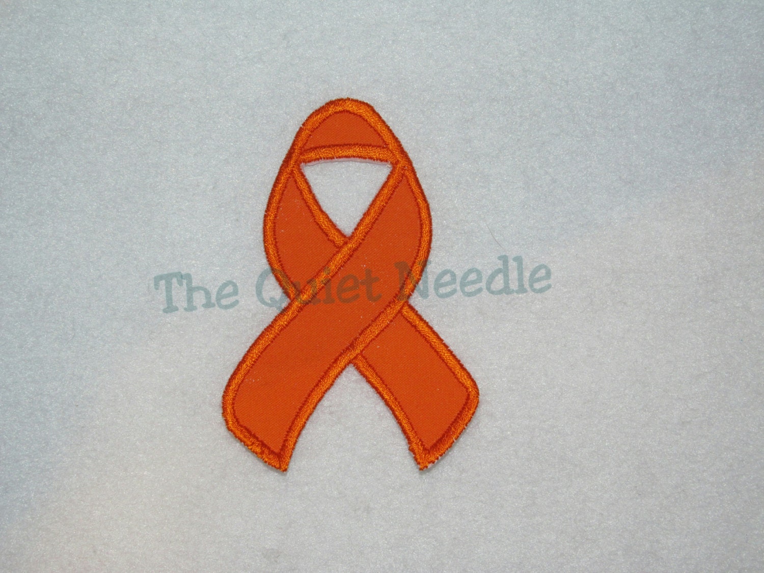 Orange ADHD Awareness Ribbon Iron on Embroidered Patch | Etsy