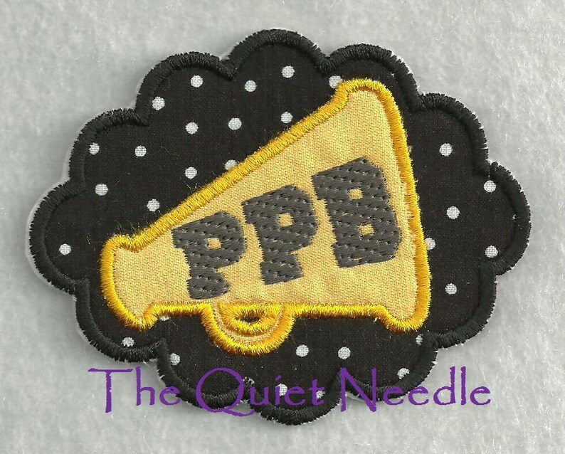 Iron on Megaphone Cheerleading Applique Embroidered Patch - Etsy