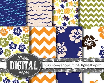 Digital Scrapbook Kit Instant Download Tropical Dreams 10 - Etsy