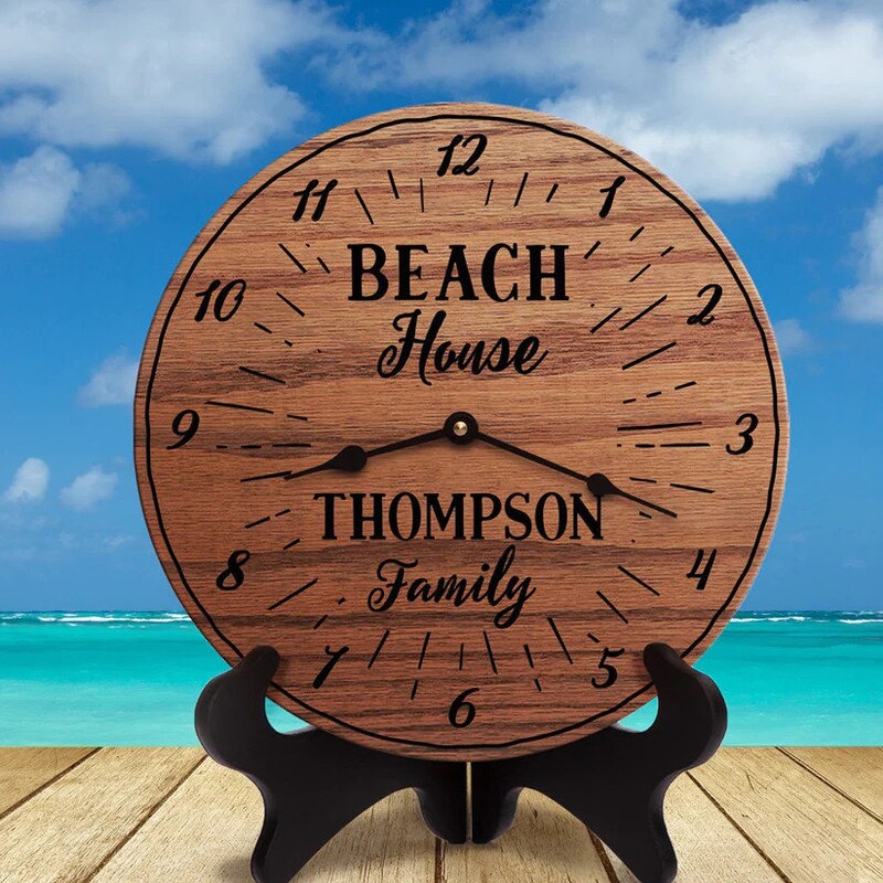 Beach Clock - Etsy