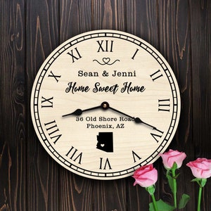 Arizona Housewarming Gift - New Home - State Map - Living in Arizona ...