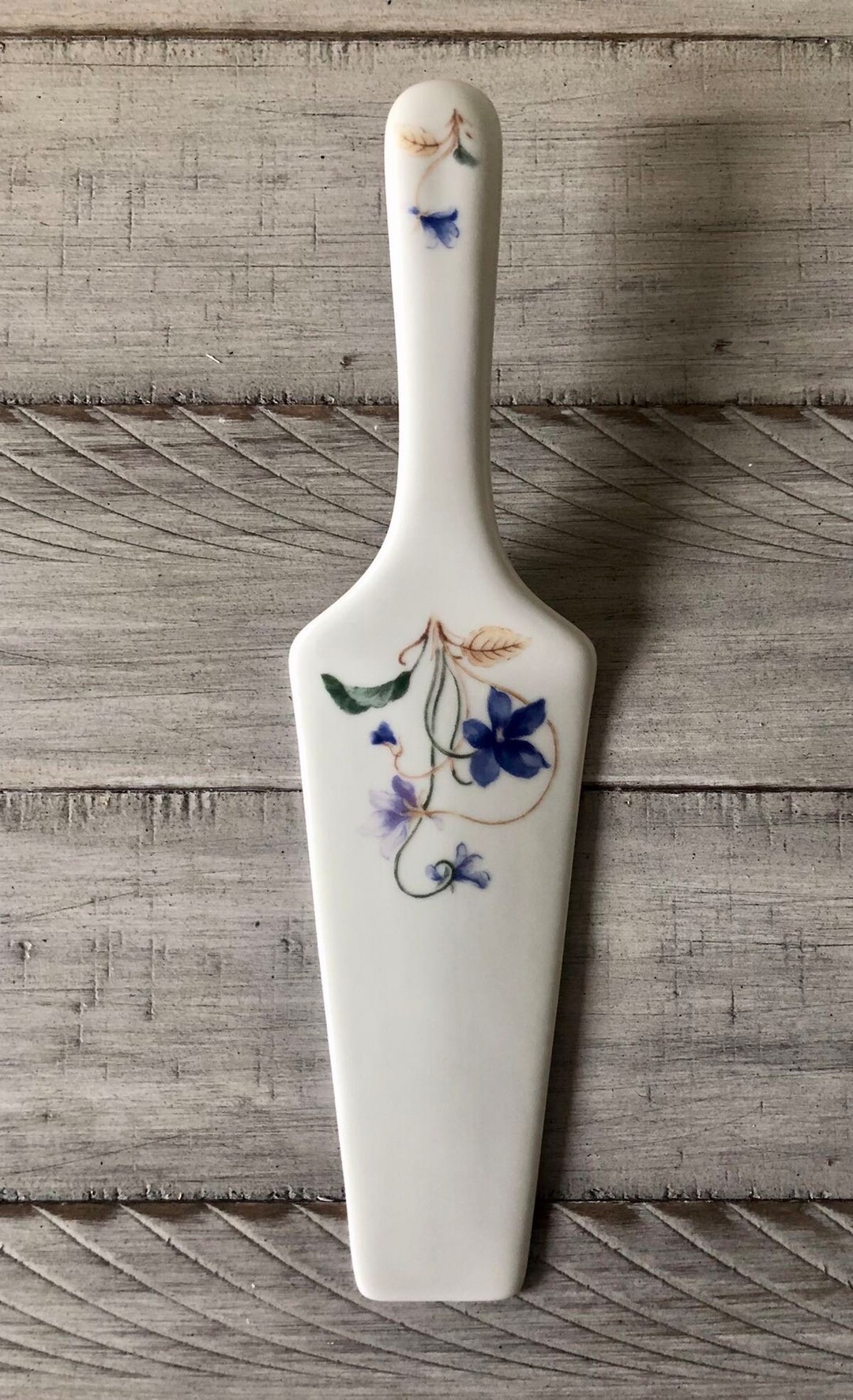 Vintage Ceramic Cake Spatula Andrea by Sadek Cake Server Pie Server ...