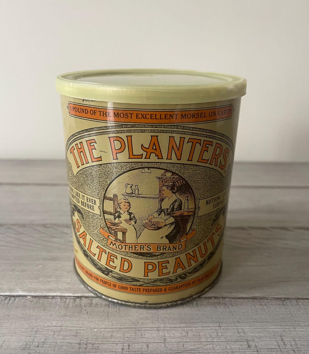Vintage Canister Vintage Planters Peanuts Tin 1981 Vintage Storage ...