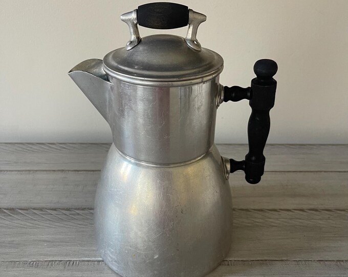 Vintage Coffee Pot Aluminum Coffee Pot Vintage Percolator Vintage ...