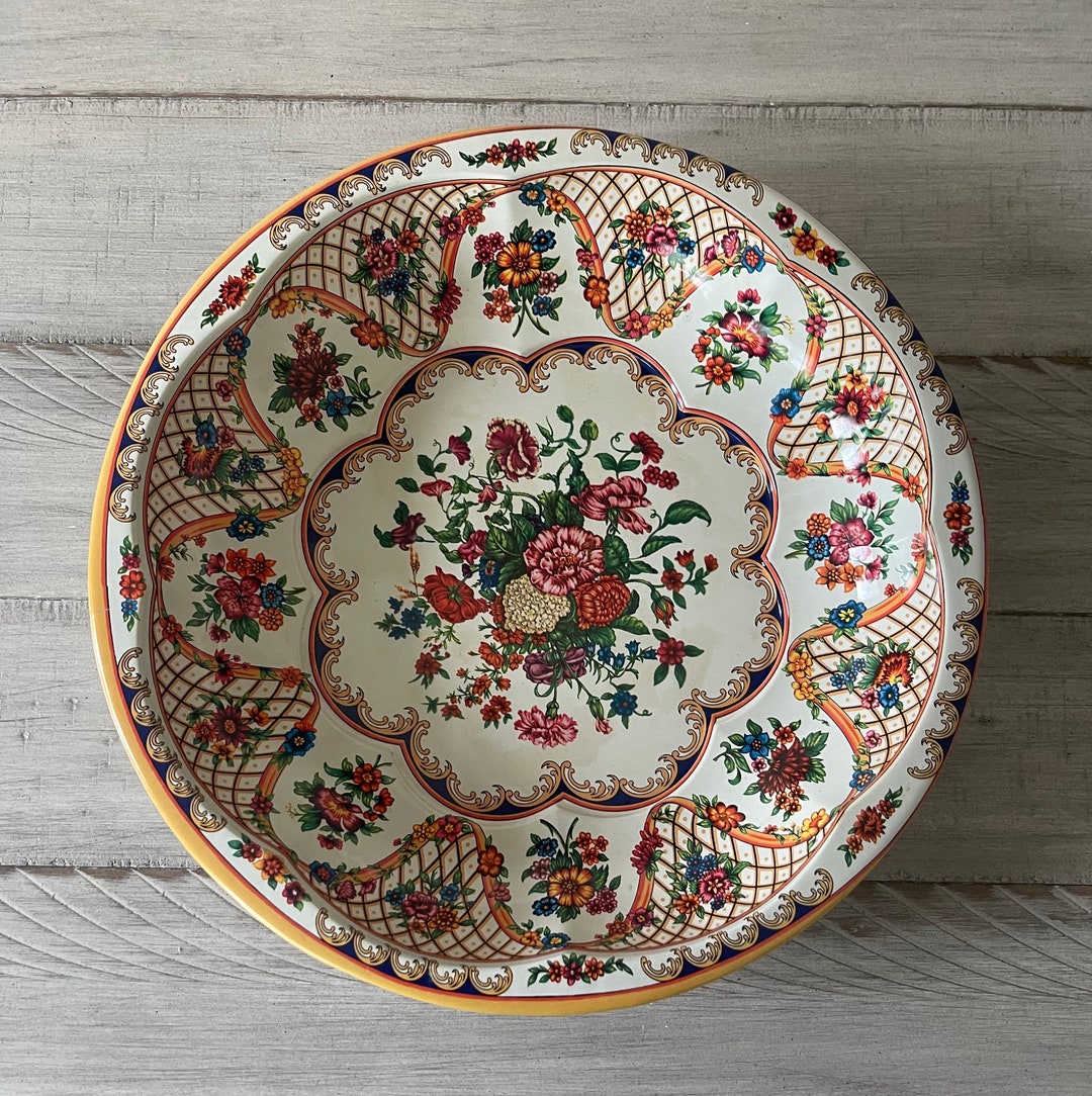 Vintage Decorative Daher Tray Made in England Vintage Tin Tray ...