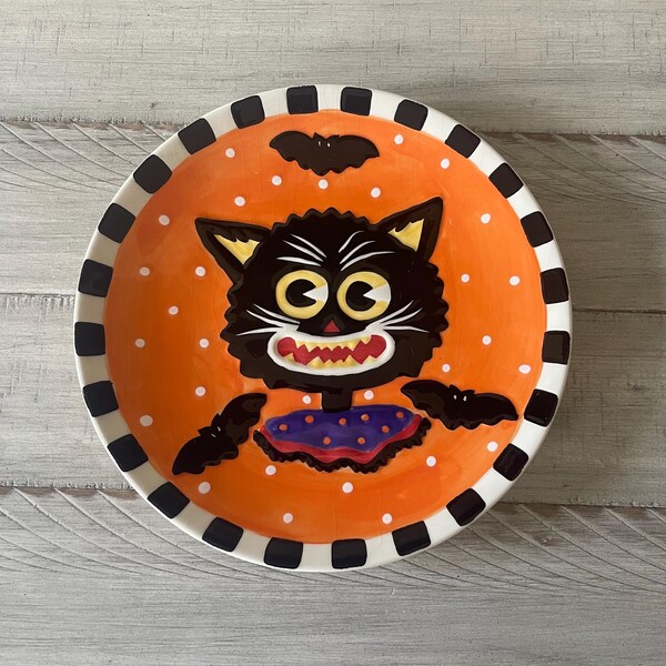 Halloween Plates - Etsy