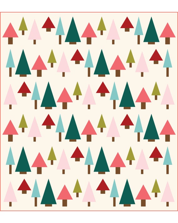 Holiday Hills Quilt Pattern Digital Pattern | Etsy