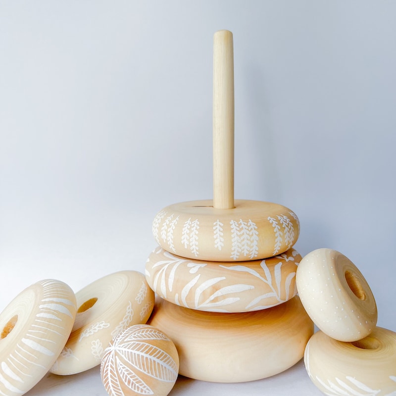 Wood Stacking Toy - Etsy