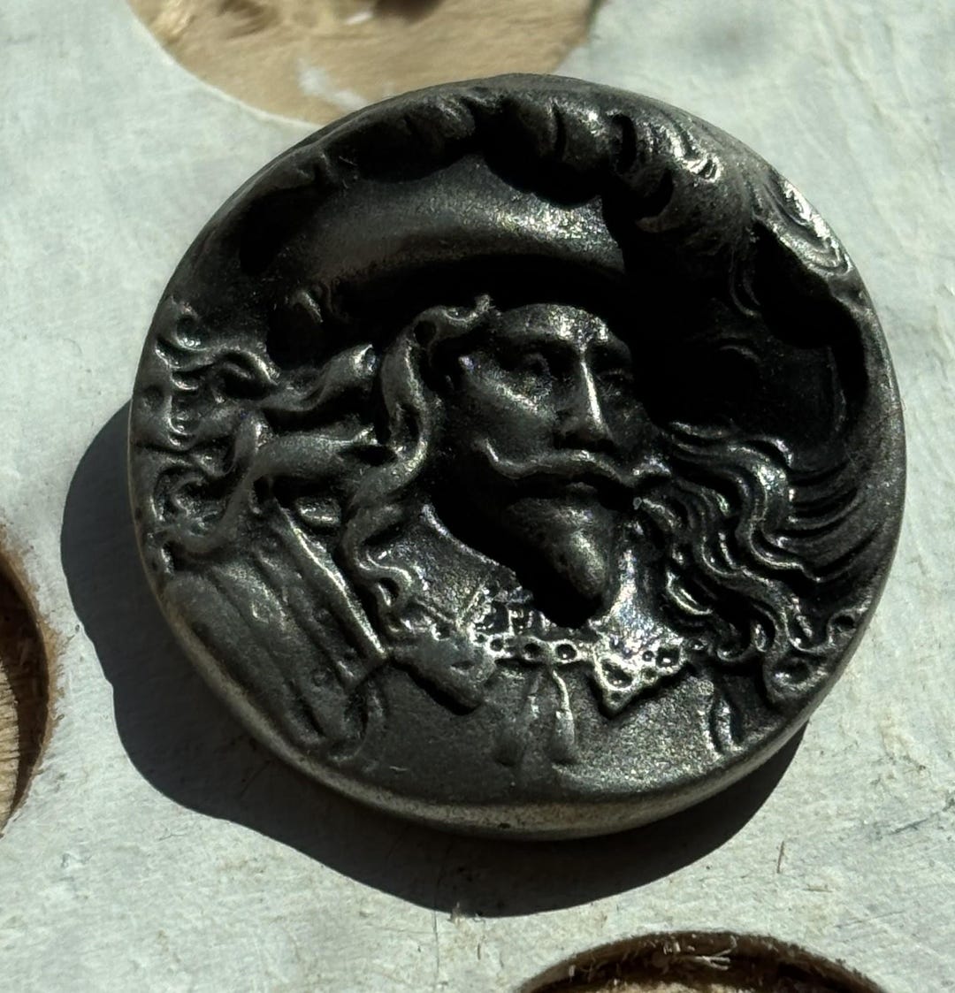 Battersea Captain Antique Button , 1" in Size - Etsy