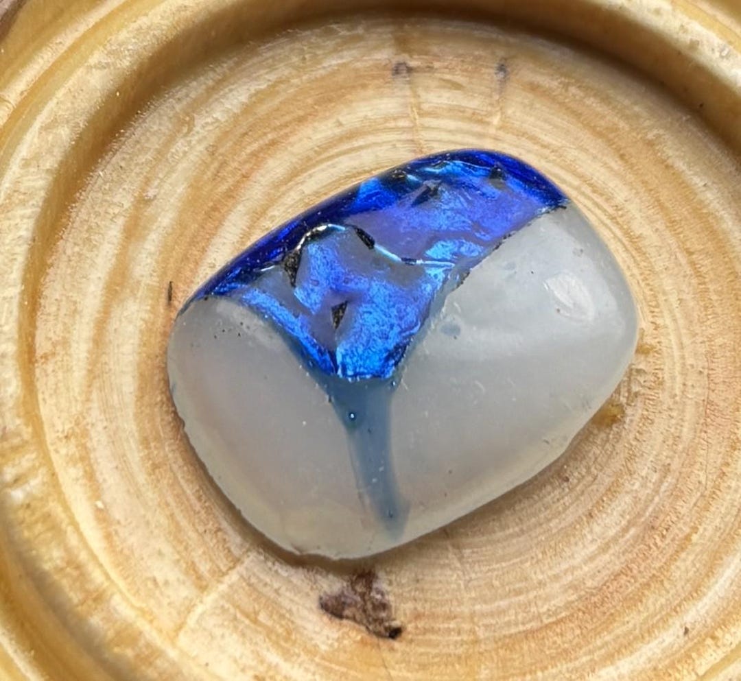 Medium Glass Leo Popper Antique Button - Etsy