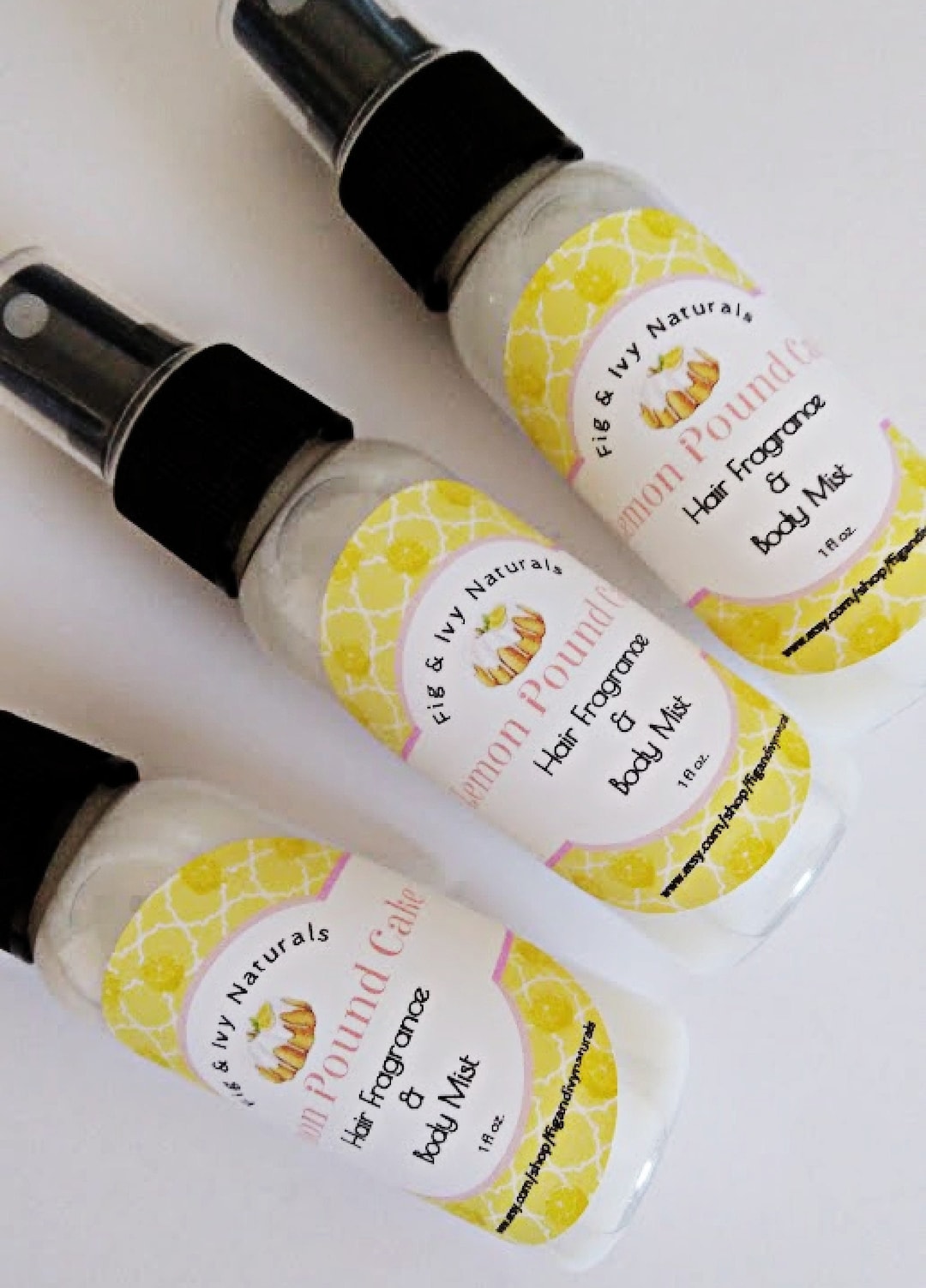 Lemon Pound Cake Hair Perfume Body Mist & Hair Fragrance - Etsy