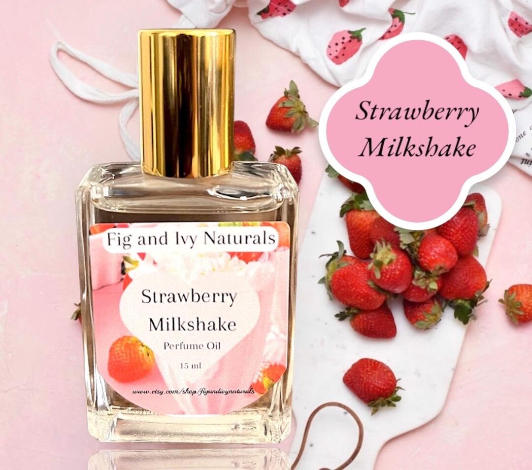 Strawberry Milkshake Perfume, Perfume Oil , Strawberry Fragrance ...
