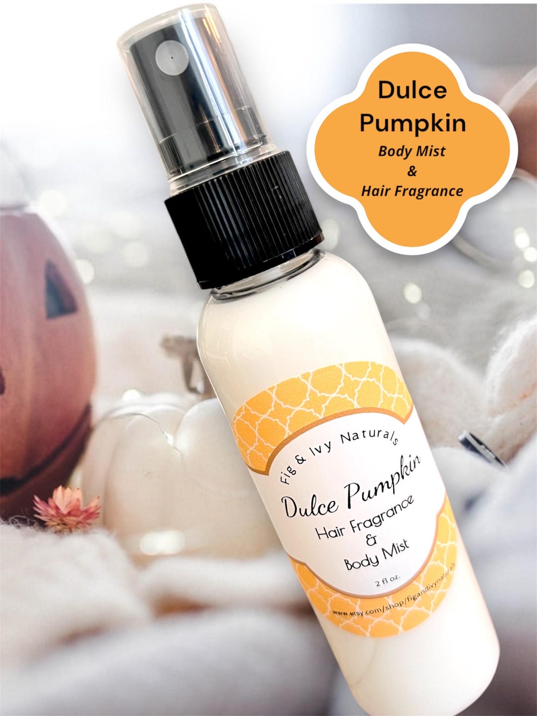 Dulce Pumpkin Perfume - Body Mist & Hair Perfume - Caramel , Pumpkin ...