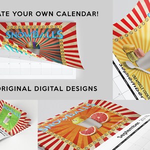 The New Orleans Snowball Calendar DIY (do-it-yourself) Digital Artwork ...
