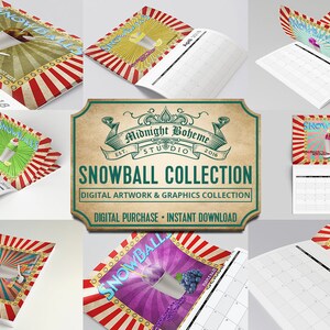 The New Orleans Snowball Calendar DIY (do-it-yourself) Digital Artwork ...