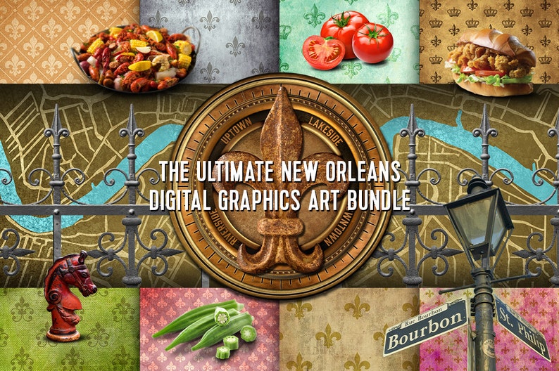 The Ultimate New Orleans Handcrafted Digital Artwork Collection ...