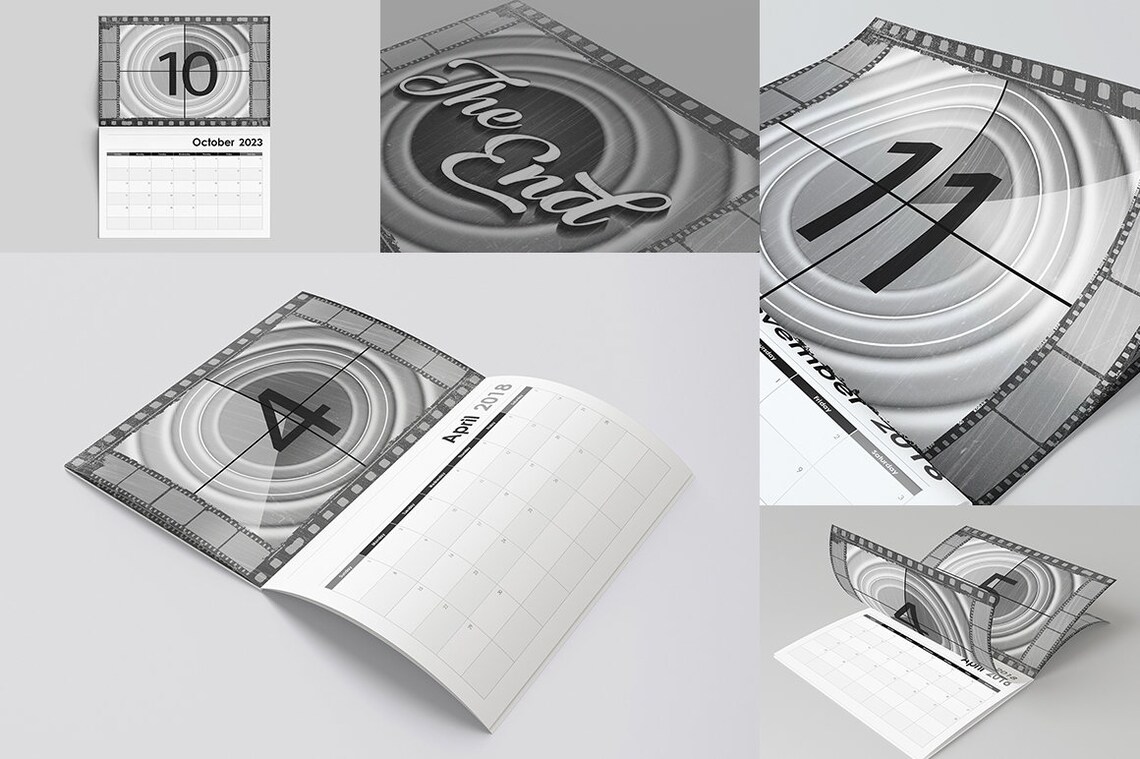 The Old-fashioned Film Reel Countdown Calendar DIY (do-it-yourself ...