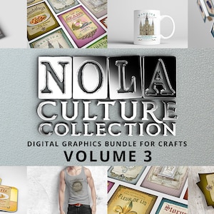 The NOLA (new Orleans) Culture Digital Artwork Collection Volume 3 - Etsy