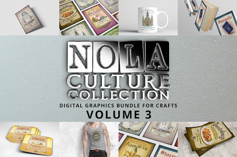 The NOLA (new Orleans) Culture Digital Artwork Collection Volume 3 - Etsy