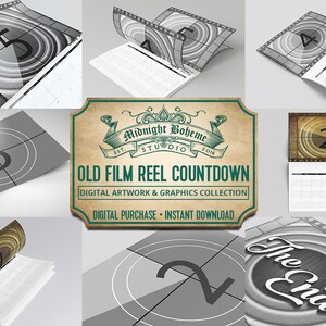The Old-fashioned Film Reel Countdown Calendar DIY (do-it-yourself ...