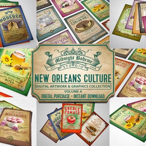 The NOLA (new Orleans) Culture Digital Artwork Collection Volume 4 - Etsy