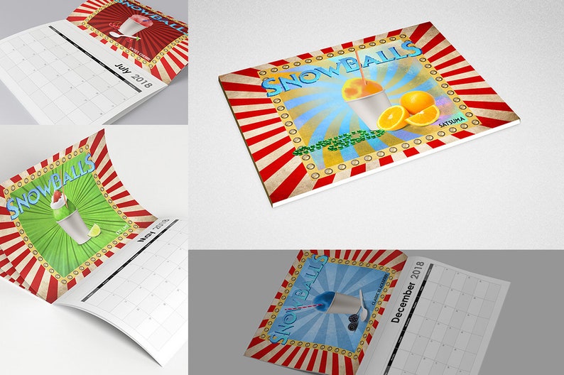 The New Orleans Snowball Calendar DIY (do-it-yourself) Digital Artwork ...