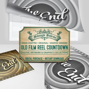 The Old-fashioned Film Reel Countdown Calendar DIY (do-it-yourself ...