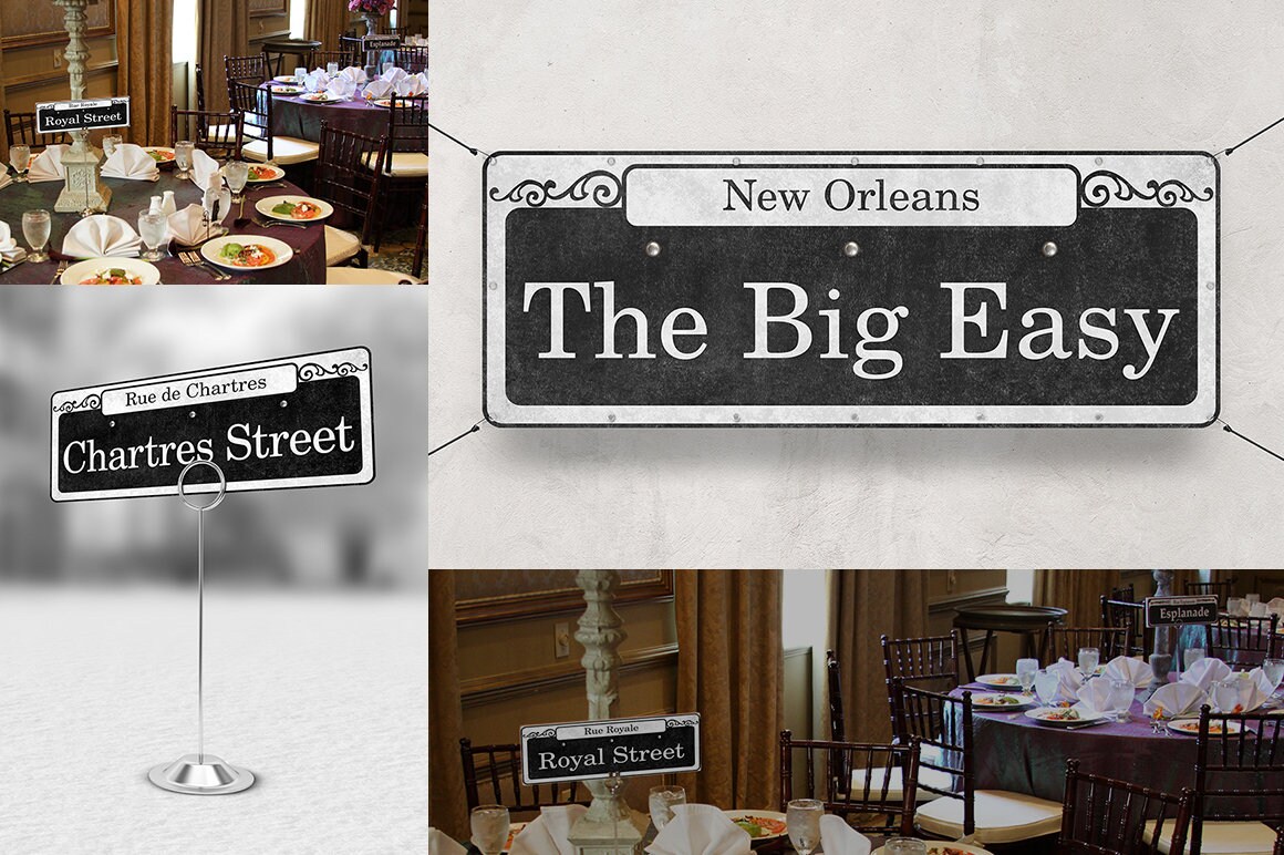 Street Signs of the French Quarter Collection Digital Editable ...