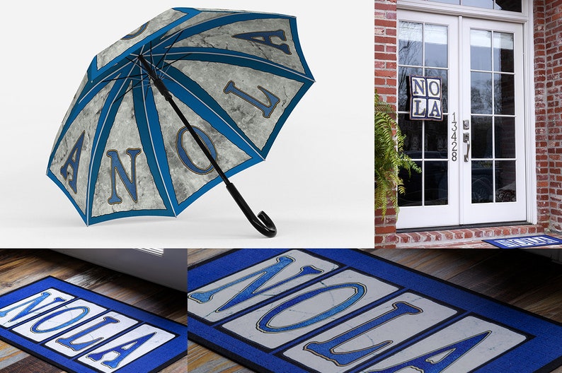 New Orleans Historic Street Tiles Alphabet, Numbers & Symbols Digital ...
