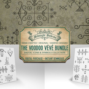 Voodoo Veve Collection Louisiana New Orleans Digital Printable ...