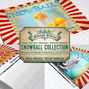 The New Orleans Snowball Calendar DIY (do-it-yourself) Digital Artwork ...