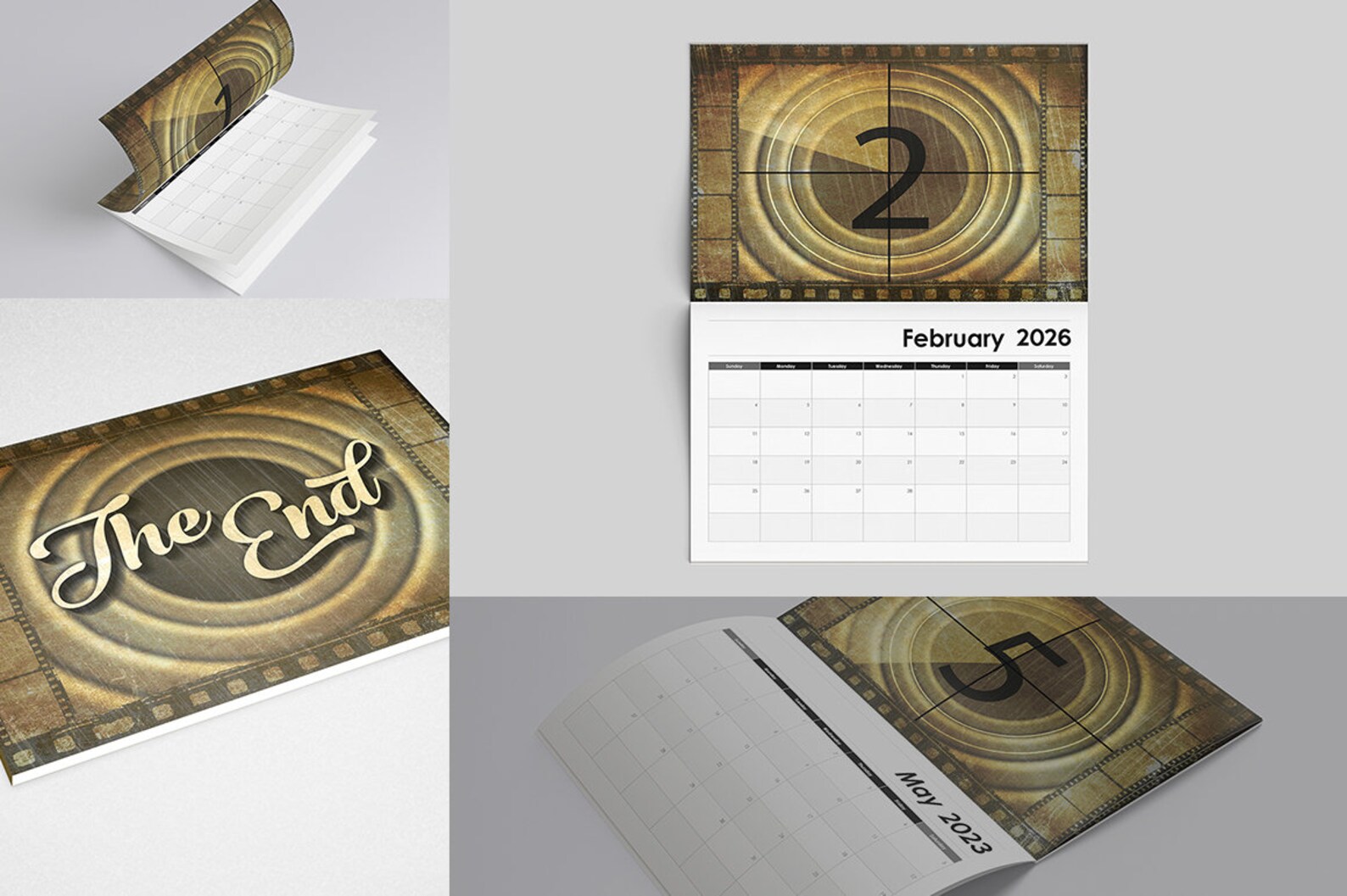 The Old-fashioned Film Reel Countdown Calendar DIY (do-it-yourself ...