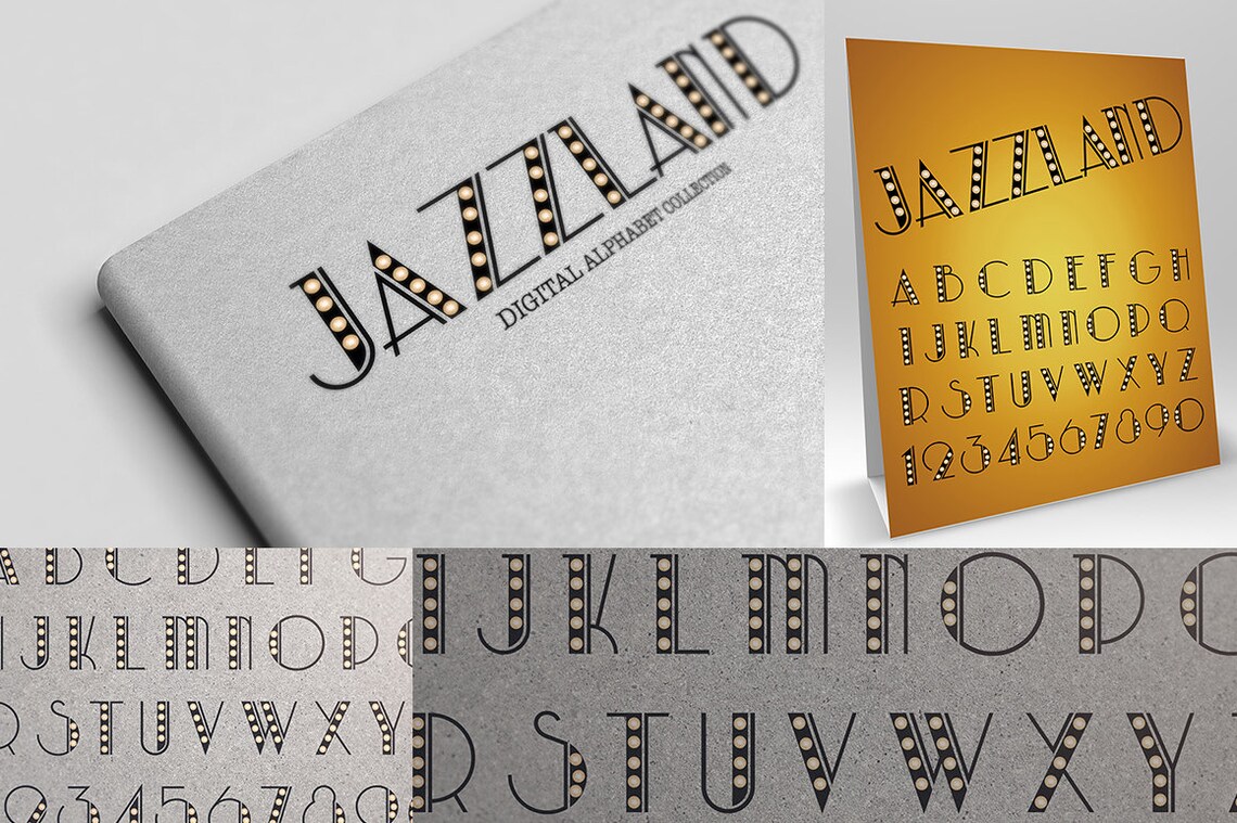 The Marquee Bundle Digital Typography Handcrafted Lettering & Symbols ...