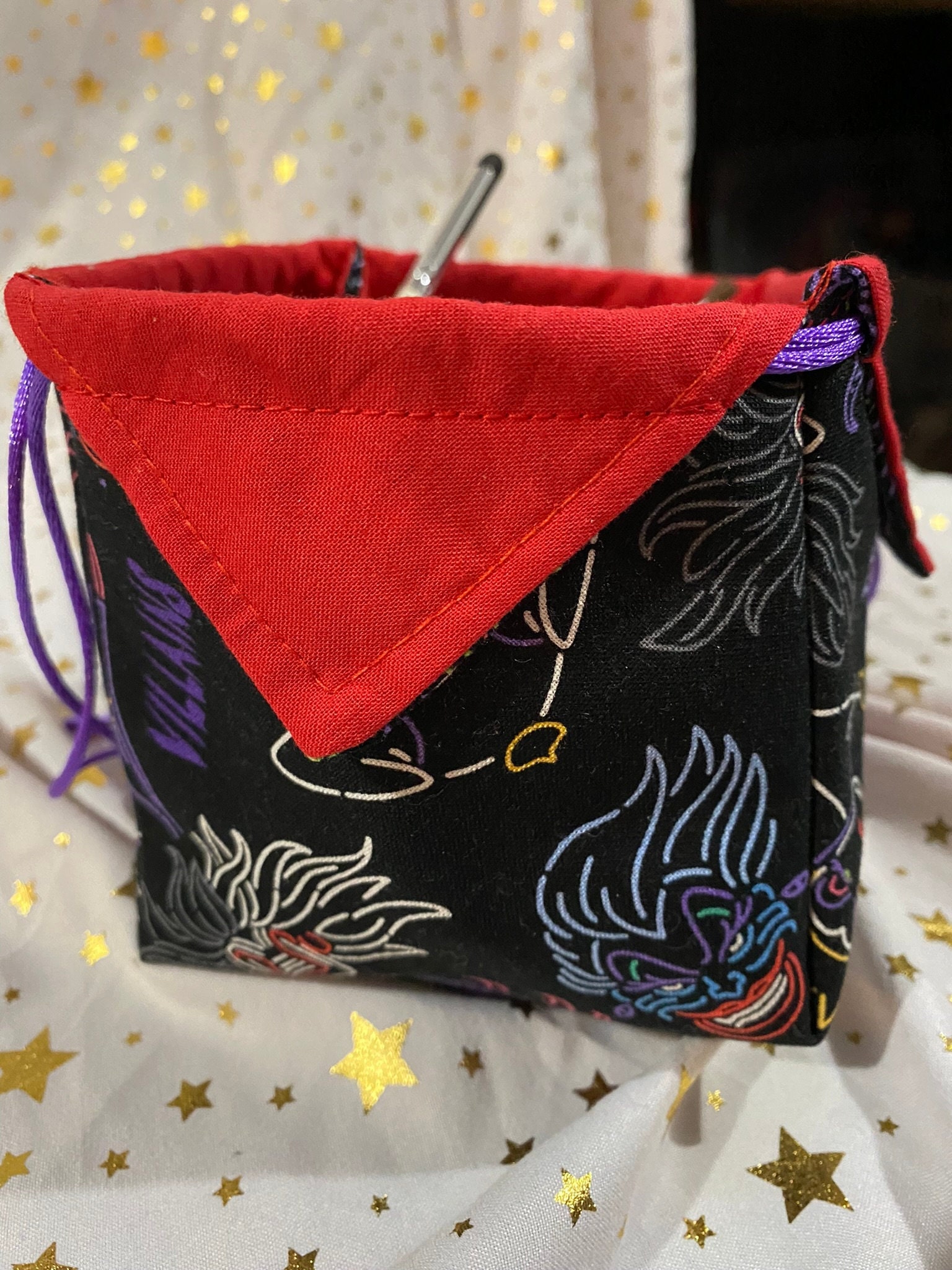 Retro Style Origami Drawstring Bag - Etsy Canada