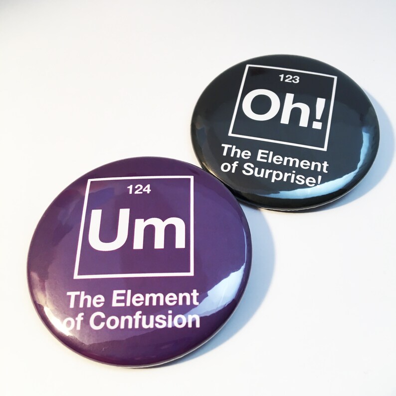 UM the Element of Confusion badge | Etsy